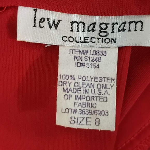 Lew Magram | Dresses | Red Fringe 2s Dress Valentines Date | Poshmark
